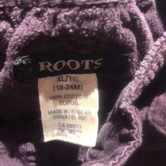 Roots | Bottoms | 42 Girls Roots Velvety Pants Sz 824 Months | Poshmark